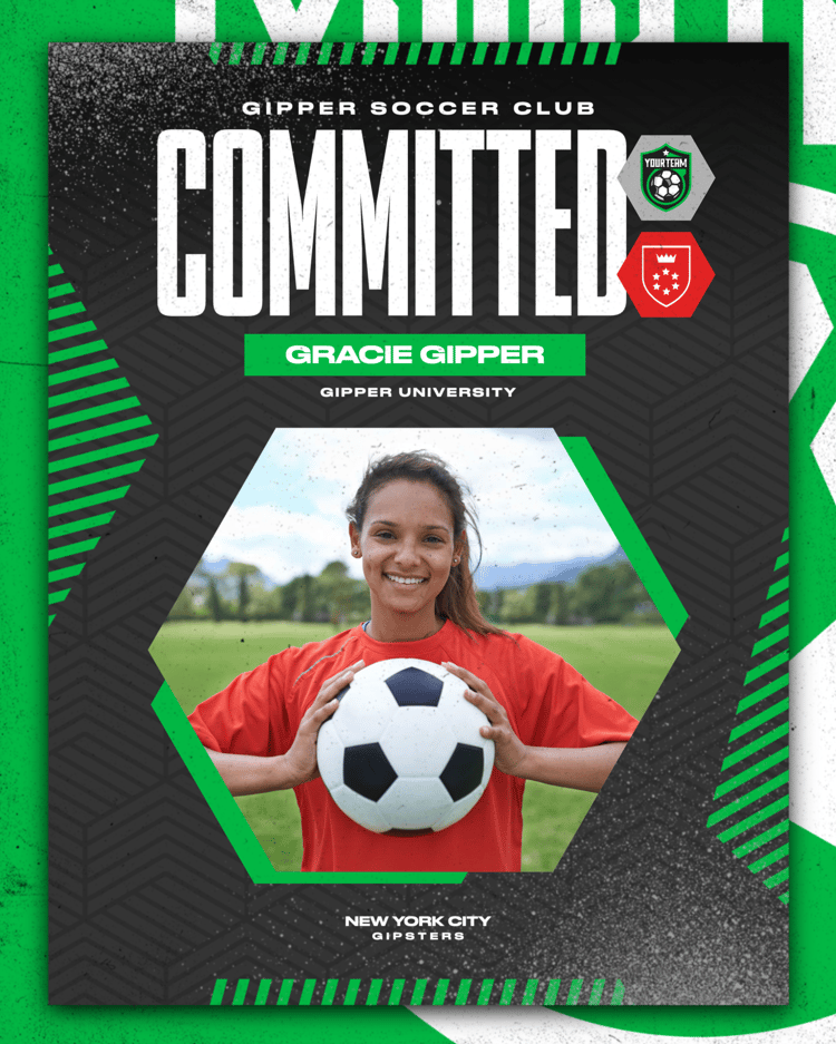 New Sports Graphics Templates for Athlete Commitments New Sports Graphics Templates for Athlete Commitments